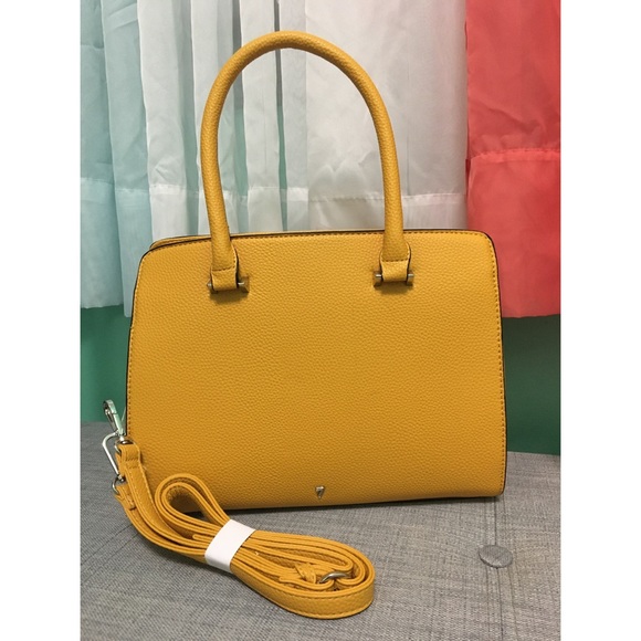 Bags | Seven Days Yellow Mustard Handbag | Poshmark
